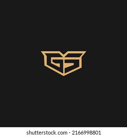 Gs Letter Type Logo Design Vector Stock Vector (Royalty Free ...