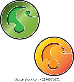 Gs Logo Vector Graphic Branding Letter Stock Vector (Royalty Free ...