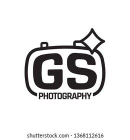 Gs Photography Logo Stock Vector (Royalty Free) 1368112616 | Shutterstock
