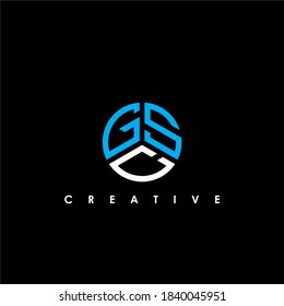 Gsc Letter Initial Logo Design Template Stock Vector (Royalty Free ...