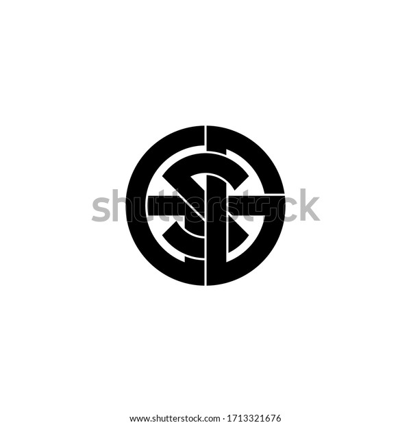 Gsg Letter Original Monogram Logo Design: เวกเตอร์สต็อก (ปลอดค่า ...