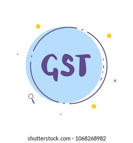 Gst Banner Vector Illustration Stock Vector (Royalty Free) 1068268982