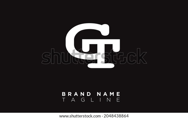 Gt Alphabet Letters Initials Monogram Logo Stock Vector (Royalty Free ...
