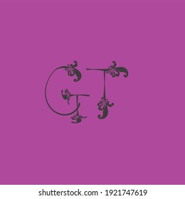Gt Handwritten Logo Identity Stock Vector (Royalty Free) 1921747619 ...