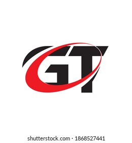 Gt Letter Logo Design Vector Stock Vector (Royalty Free) 1868527441 ...