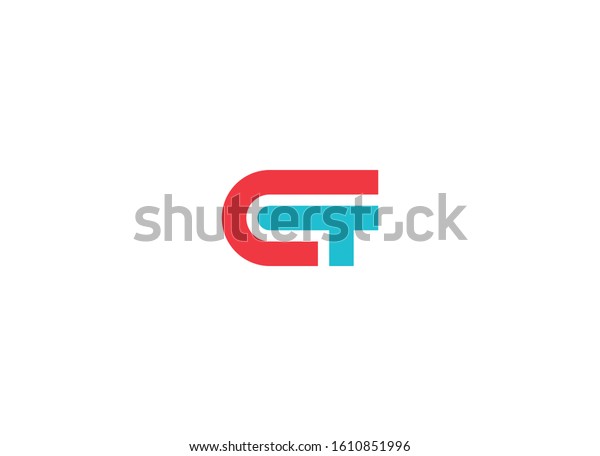 Gt Logo Icon Design Template Stock Vector (Royalty Free) 1610851996 ...