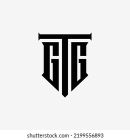 Gtg Logo Monogram Design Vector Stock Vector (Royalty Free) 2199556893 ...