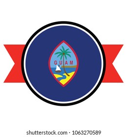 Guam Flag Vector Shield Icon Vector Stock Vector (Royalty Free ...