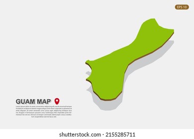 Guam Map World Map International Vector Stock Vector (Royalty Free ...