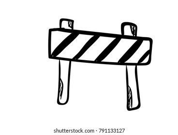 Guard Rail Vector Icon Doodle Cartoon Stock Vector (Royalty Free ...