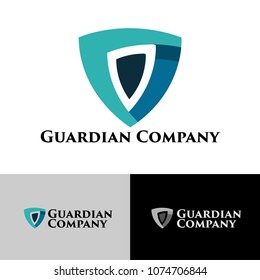 Guardian Secure Logo Design Vector: vector de stock (libre de regalías ...
