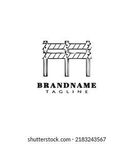 Guardrail Logo Icon Design Template Black Stock Vector (Royalty Free ...