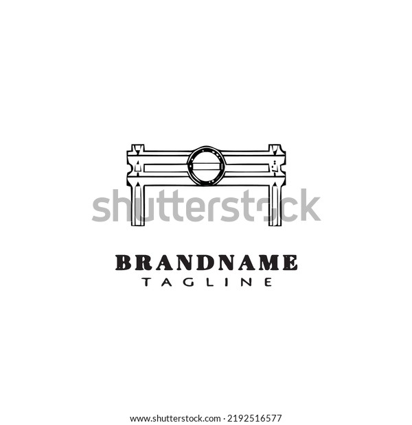 Guardrail Logo Icon Design Template Black Stock Vector (Royalty Free ...
