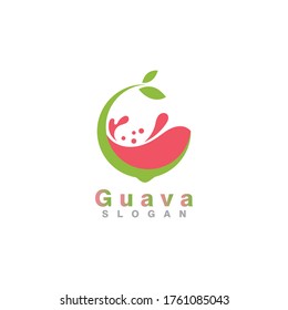 Guava Fruit Logo Design Simple Modern Stock Vector (Royalty Free ...