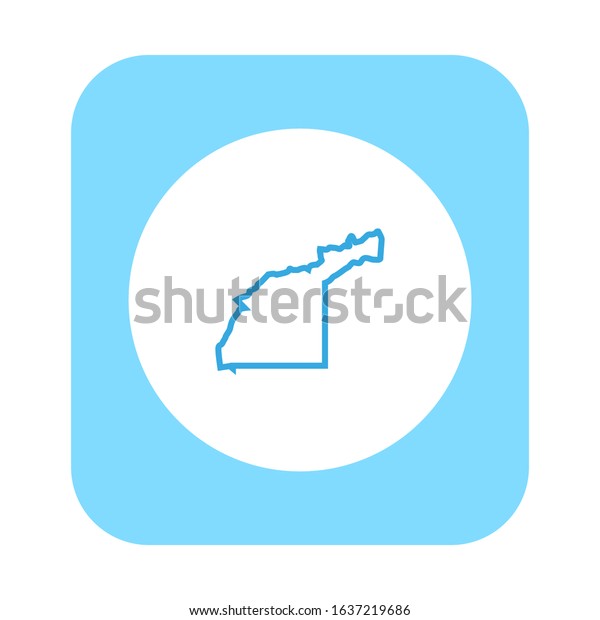 Guelmim Region Map Semara Morocco Country Stock Vector (Royalty Free ...