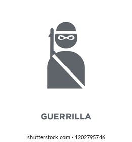 Guerrilla Icon Guerrilla Design Concept Army Stock Vector (Royalty Free ...