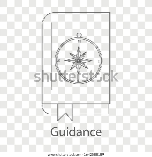 Guidance Icon Concept On Transparency Background Stock Vector (Royalty ...