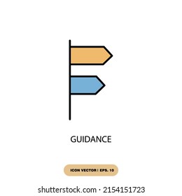 Guidance Icons Symbol Vector Elements Infographic Stock Vector (Royalty ...