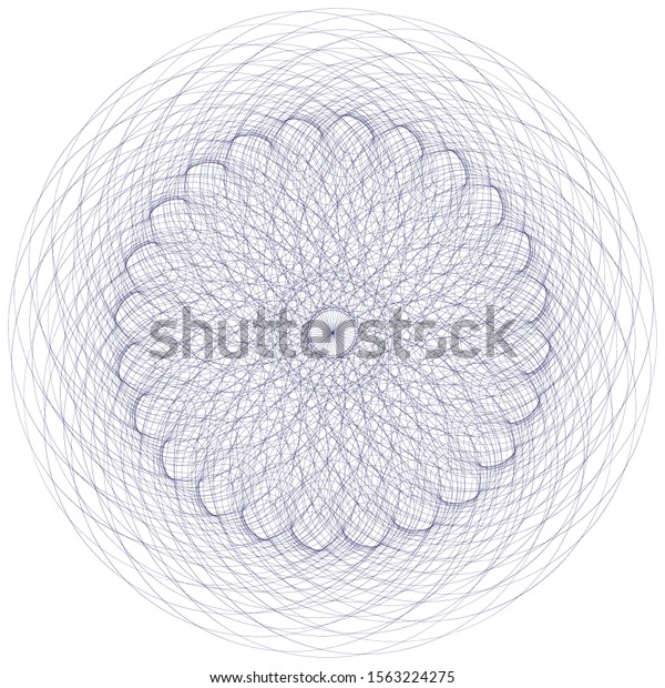 Guilloche Lines Security Background Certificate Watermark Stock Vector ...