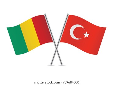 Guinea Turkey Flagsvector Illustration Stock Vector (Royalty Free ...