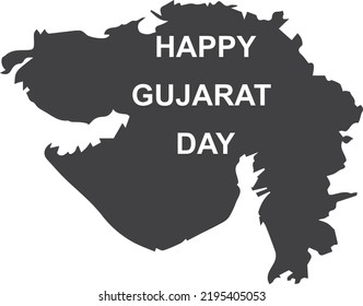 Gujarat Day Symbol Black Vector Stock Vector (Royalty Free) 2195405053 ...