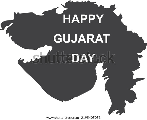 Gujarat Day Symbol Black Vector Stock Vector (Royalty Free) 2195405053 ...