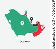 10+ Thousand Gulf Countries Map Royalty-Free Images, Stock Photos ...