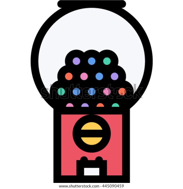Gum Outline Icon Stock Vector (Royalty Free) 445090459 | Shutterstock