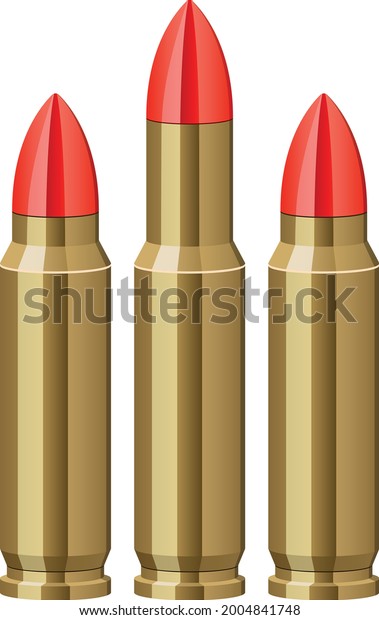 Gun Bullet Vector Art Illustration: เวกเตอร์สต็อก (ปลอดค่าลิขสิทธิ์ ...