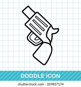 Gun Doodle Stock Vector (Royalty Free) 359837174 | Shutterstock