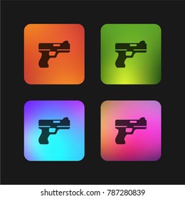 Gun Four Color Gradient App Icon Stock Vector (Royalty Free) 787280839 ...