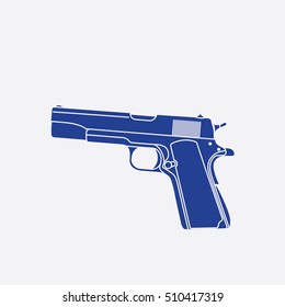 Gun Icon Symbol Vector Stock Vector (Royalty Free) 510417319 | Shutterstock
