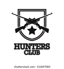 Gun Logo Weapon Store Logo Hunting Stock Vector (Royalty Free ...
