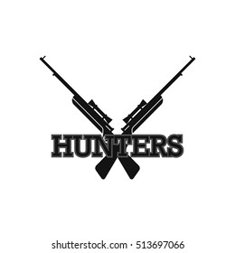 Vektor Stok Gun Logo Weapon Store Logo Hunting (Tanpa Royalti ...
