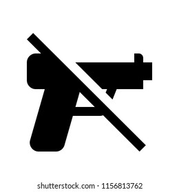 Gun Not Allowed Stock Vector (Royalty Free) 1156813762 | Shutterstock