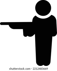 Gun Vector Illustration On Transparent Background Stock Vector (Royalty ...