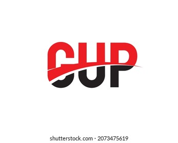 Gup Letter Initial Logo Design Vector Stock Vector (Royalty Free ...