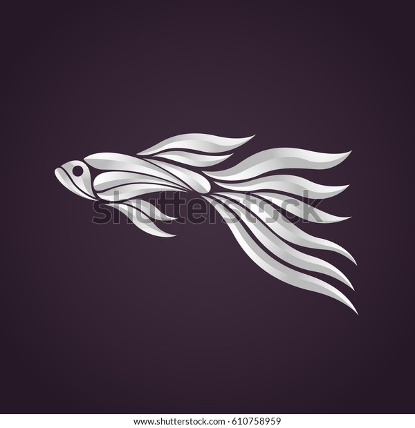 Guppy Fish Logo Vector Icon Design Stock Vector (Royalty Free ...
