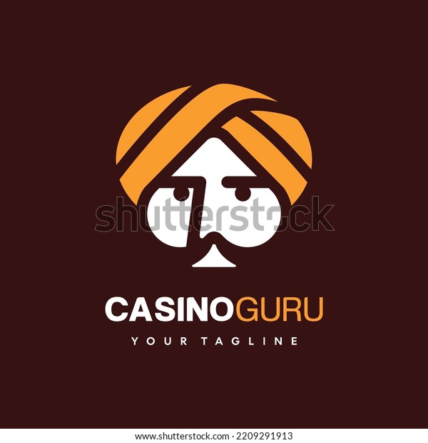 Guru Face Scope Casino Logo Stock Vector (Royalty Free) 2209291913 ...