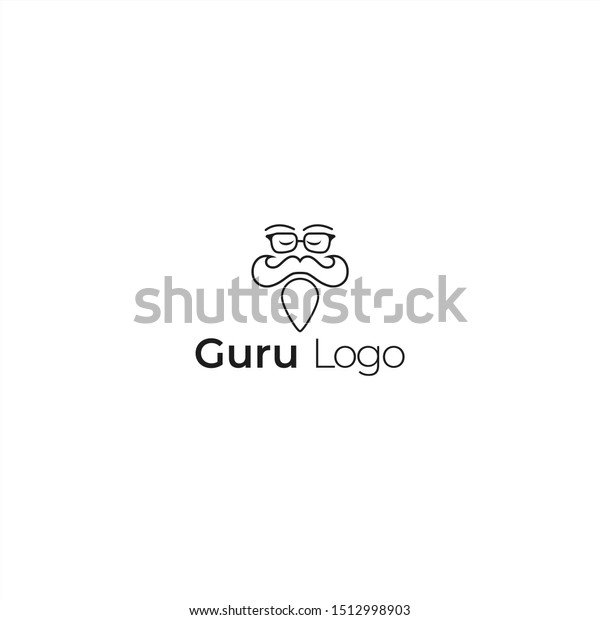 Guru Logo Icon Designs Vector Stock Stock Vector (Royalty Free ...