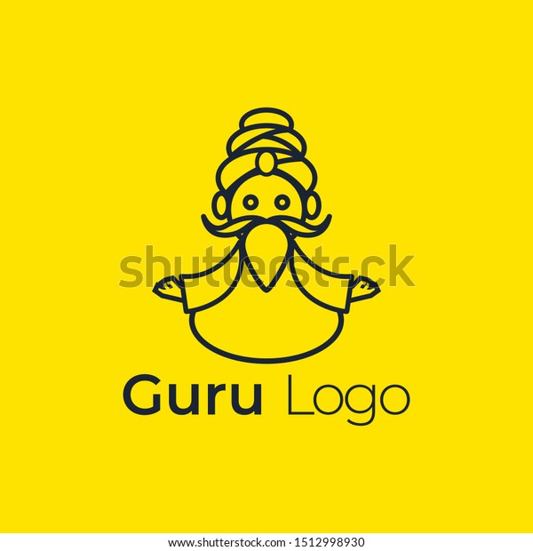 Guru Logo Icon Designs Vector Stock Stock Vector (Royalty Free ...