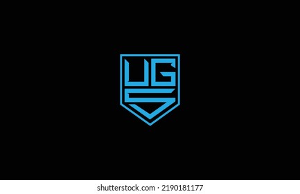 Gus Letter Initial Logo Design Template Stock Vector (Royalty Free ...