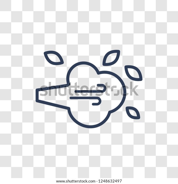 Gust Icon Trendy Linear Gust Logo Stock Vector (Royalty Free ...