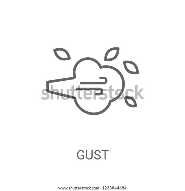 Gust Icon Trendy Gust Logo Concept Stock Vector (Royalty Free ...