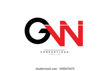 Gw Icon Monogram Letter Text Alphabet Stock Vector (Royalty Free ...