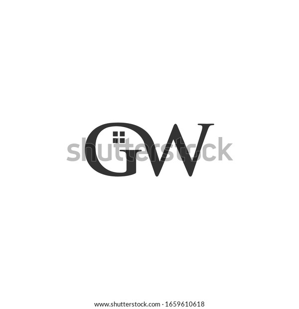 Gw Letter Logo Window Symbol Logos 库存矢量图（免版税）1659610618 | Shutterstock