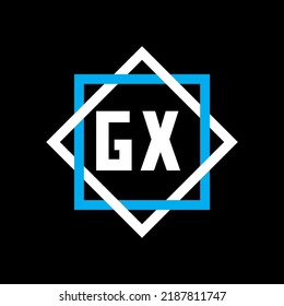 Gx Creative Circle Letter Logo Concept Stock Vector (Royalty Free ...