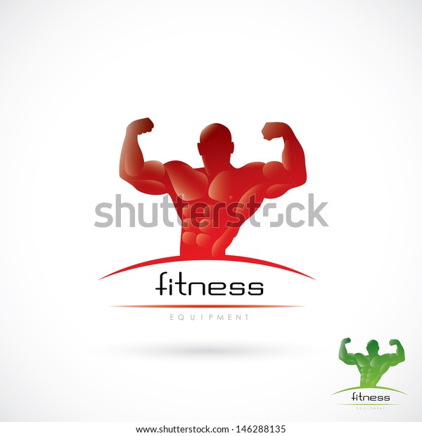 Gym Label Vector Illustration Stock Vector (Royalty Free) 146288135
