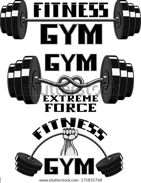 Gym Label Vector Illustration Stock Vector (Royalty Free) 175835768 ...