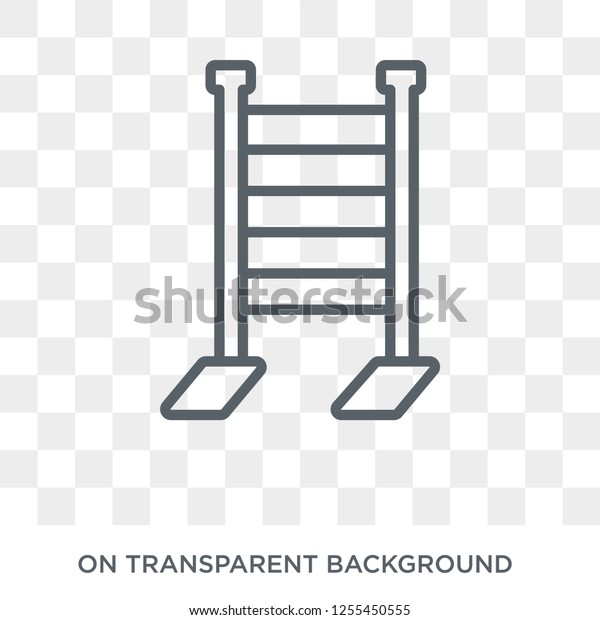 Gym Ladder Icon Trendy Flat Vector Stock Vector (Royalty Free ...